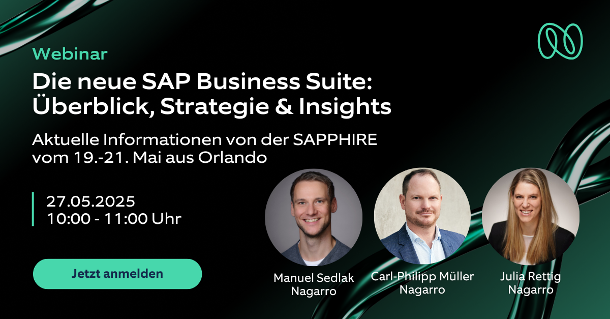 Die neue SAP Business Suite verstehen – Strategie & Insights | Webinar